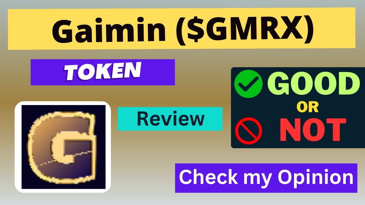 Is Gaimin (GMRX) token Good Or Not | Review About GMRX Token - YouTube
