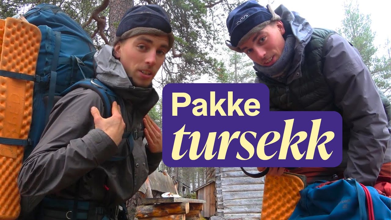 Tips til pakking av tursekk 🎒 - YouTube