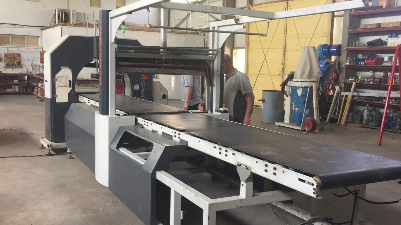 EDDA 1000BN stretch foil machine no 102467 - YouTube