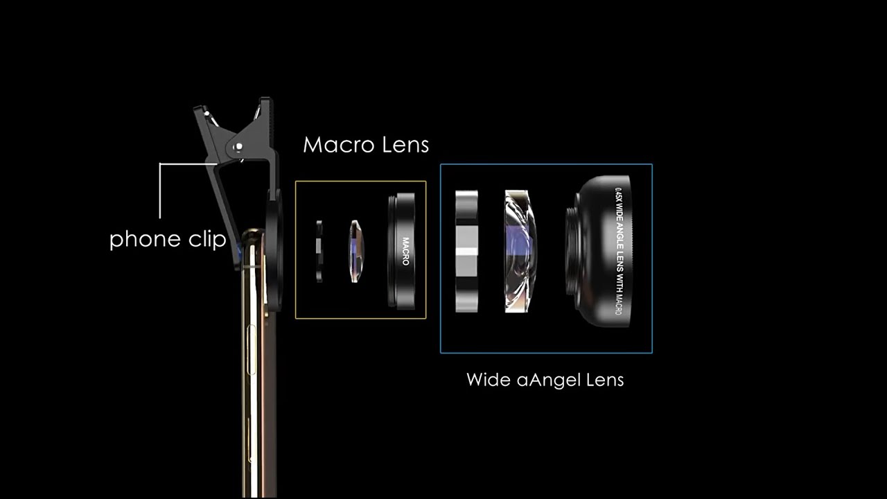 From Amateur to Pro: Mobile Camera Lens Kit Demo - YouTube