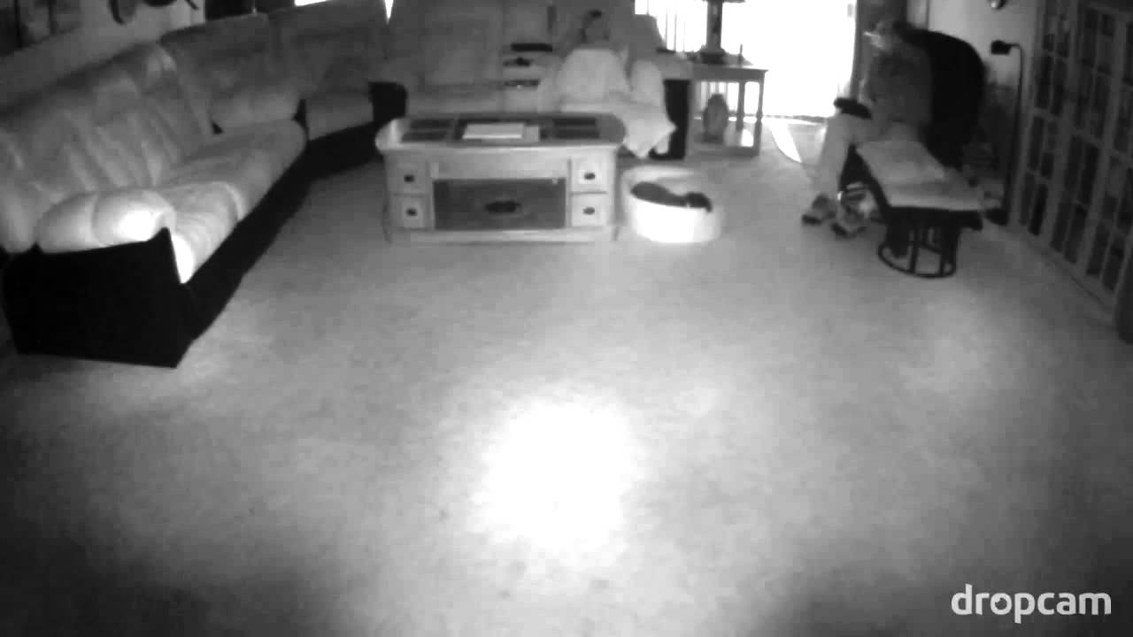 Ghostly Light Anomaly caught on Dropcam - YouTube