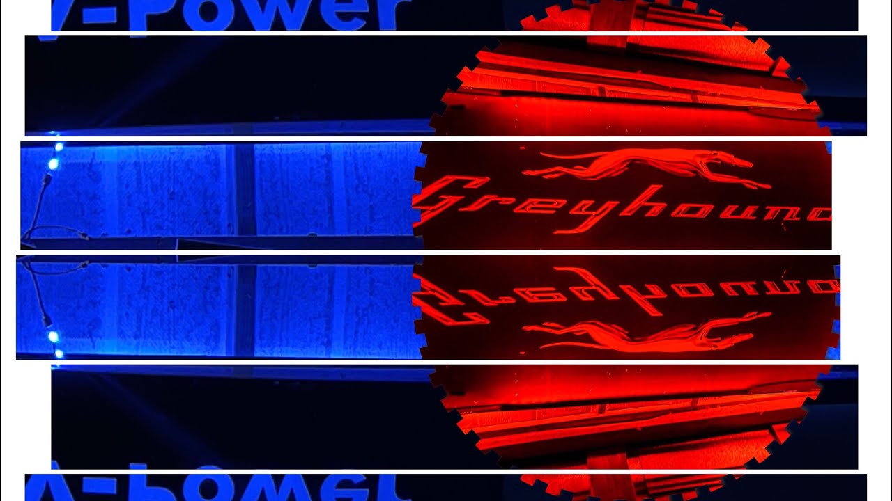 These DIY RGB shop signs look amazing - YouTube