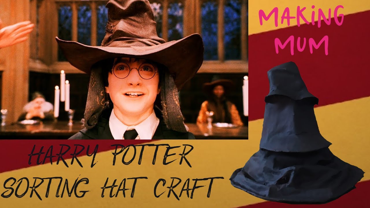 EASY HARRY POTTER SORTING HAT CRAFT PAPER MACHE SORTING HAT DIY easy-harry-potter-sorting-hat-craft-paper-mache-sorting-hat-diy