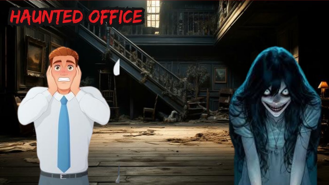 Haunted Office | Horror Story | Cartoon Story - YouTube
