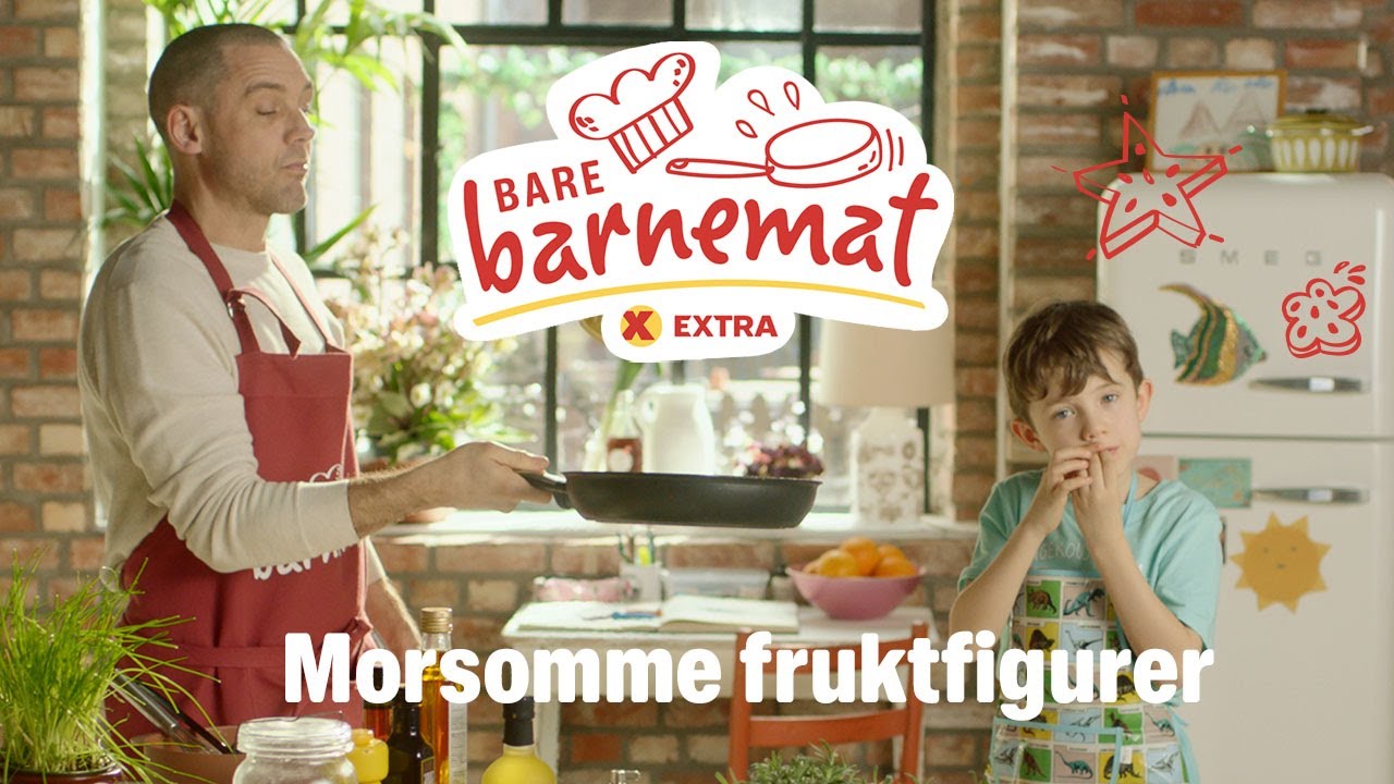 Bare Barnemat |Morsomme fruktfigurer - YouTube