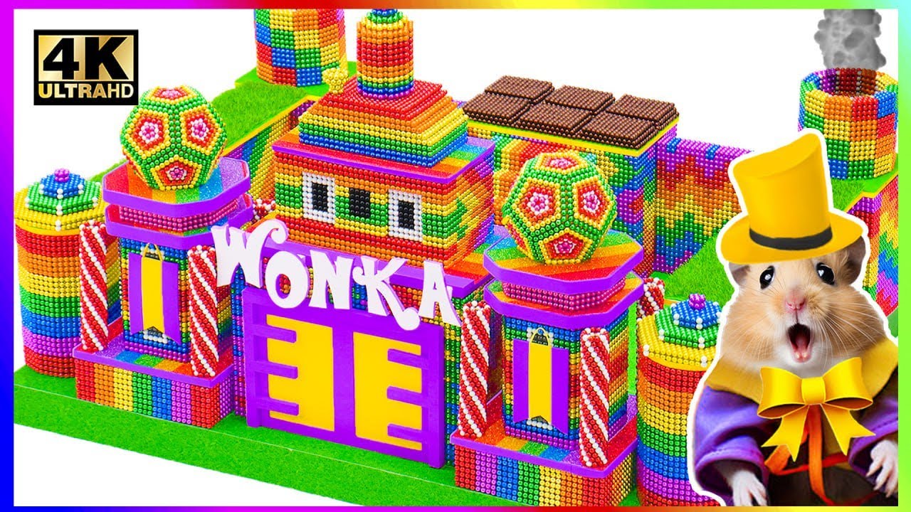 How To Build MrBeast Willy Wonka Chocolate Factory - Magnet World - YouTube