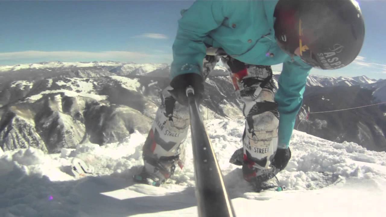Brandon Rohrbaugh 2 days at Aspen/Snowmass snowboard - YouTube