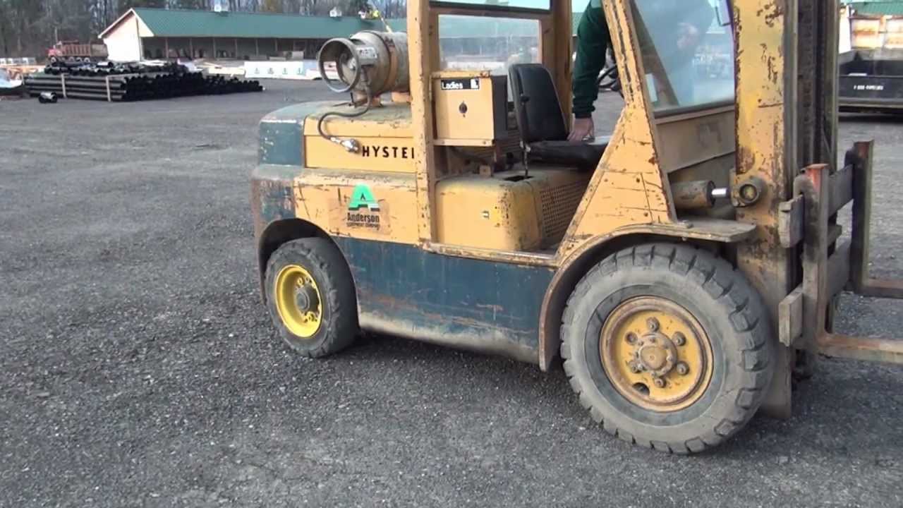 Hyster H80C Forklift - YouTube