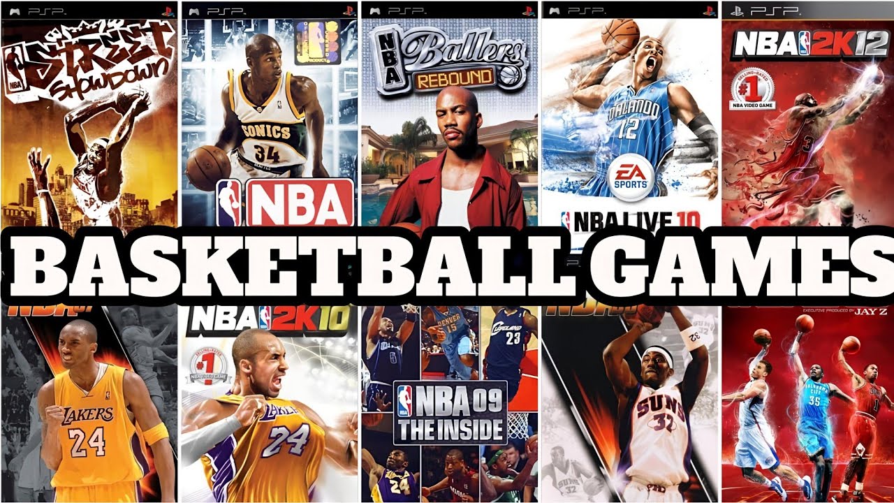 TOP 18 BEST BASKETBALL GAMES FOR PSP[PLAYSTATION PORTABLE] - YouTube