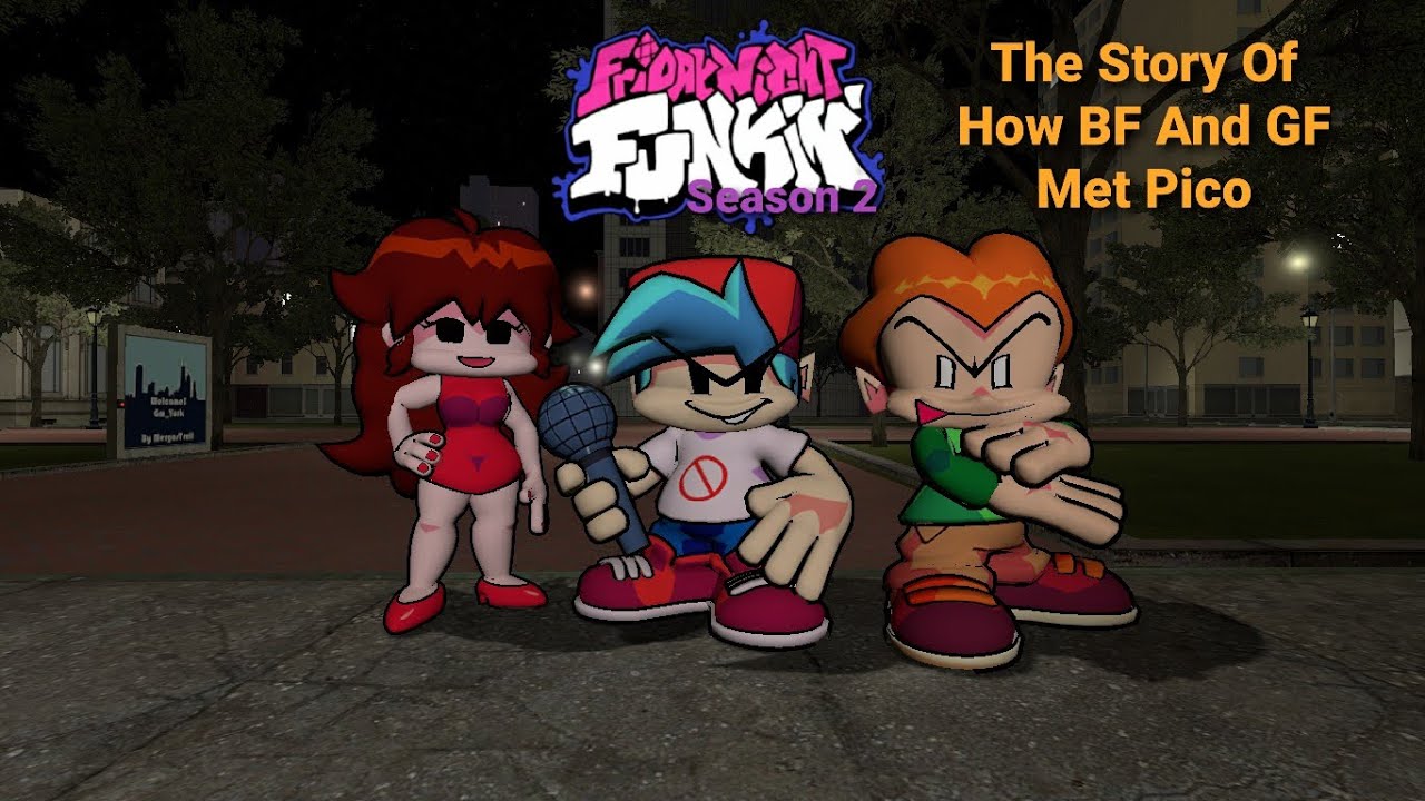 FNF Shorts S2: The Story Of How BF And GF Met Pico - YouTube