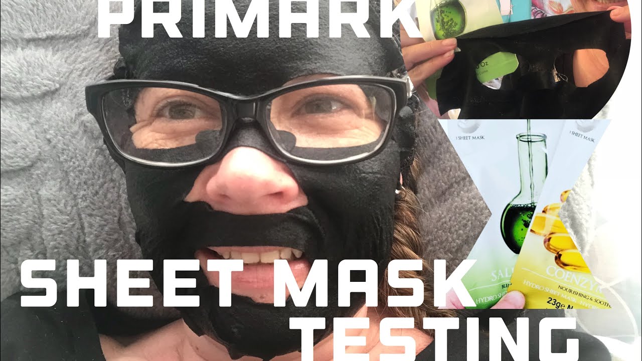 Primark Sheet Mask Testing - YouTube