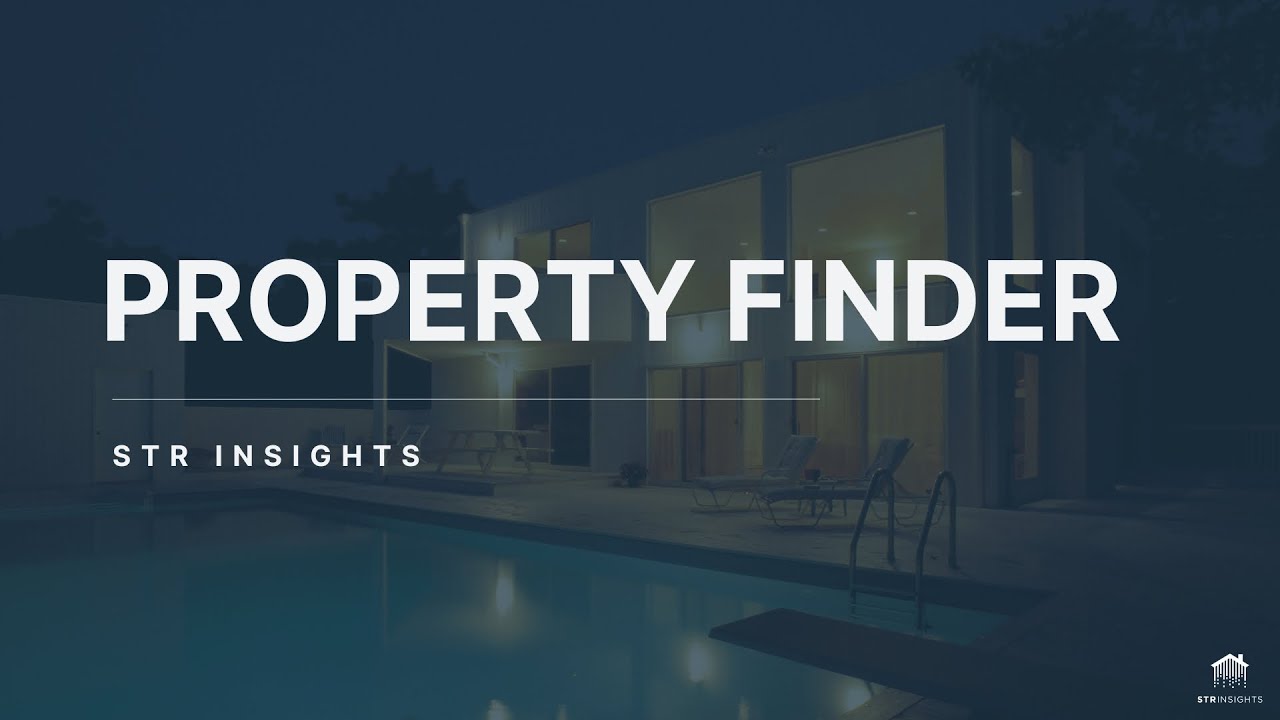 STR Insights Property Finder Service - YouTube