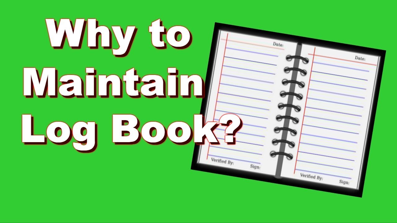 Why log book is essential in Screw Air Compressor - YouTube