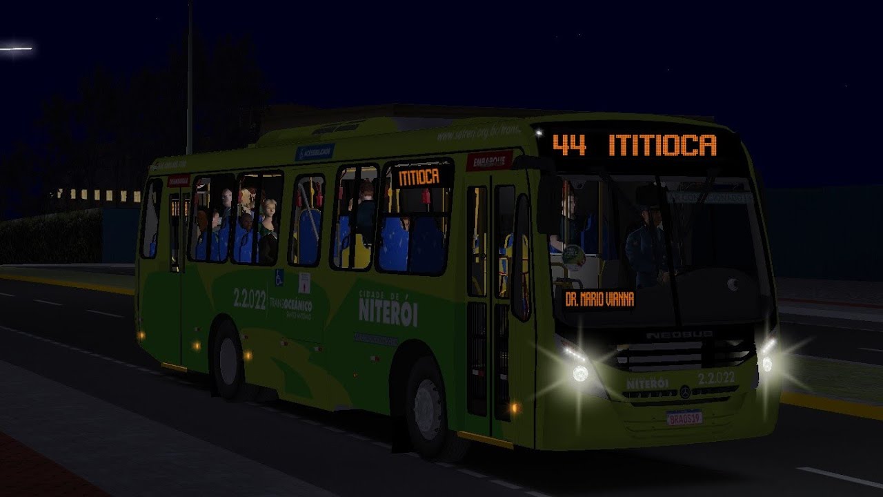 #omsi2 - Neobus Mega Plus MB OF 1519 AC Padrão Garcia RJ - YouTube