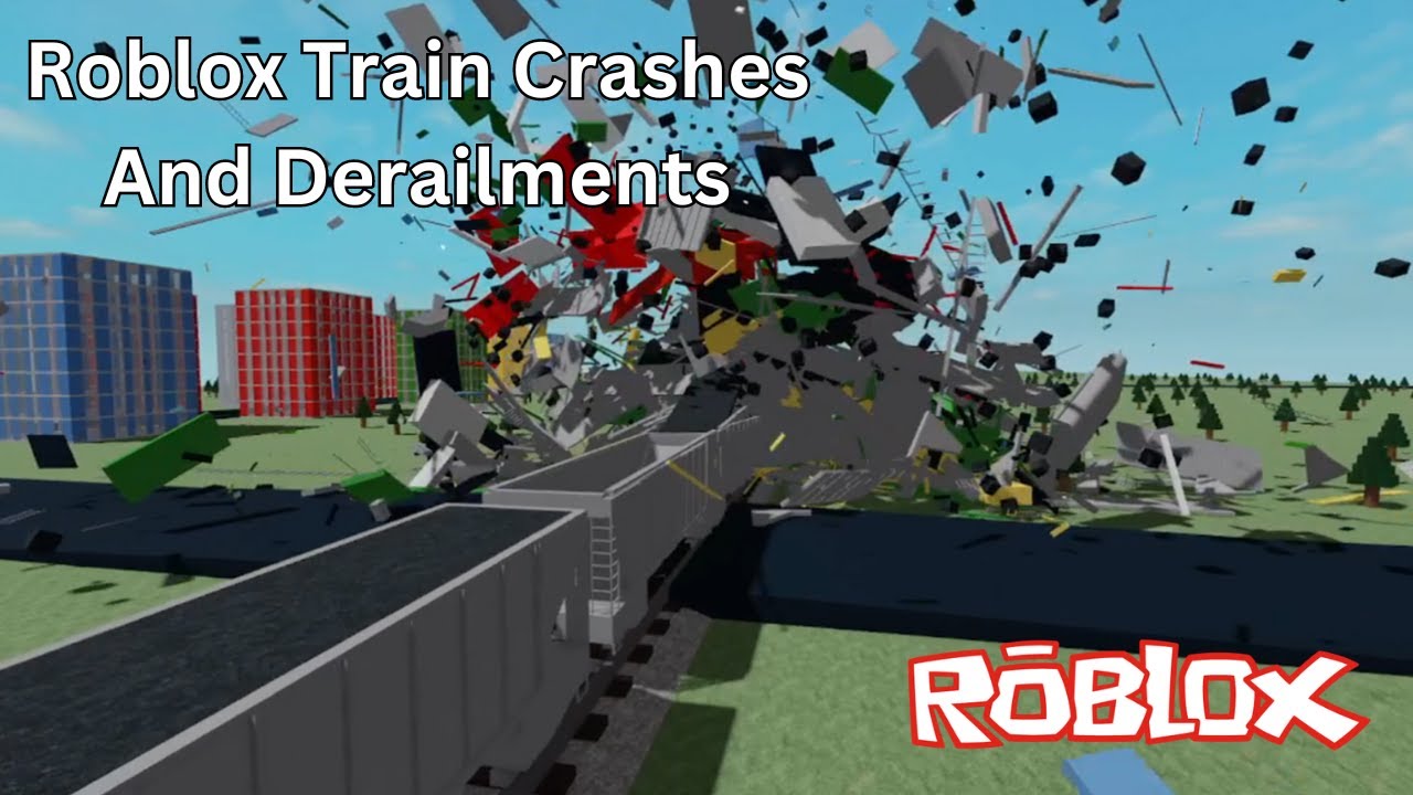 Roblox Train Crashes and Derailments (City) - YouTube
