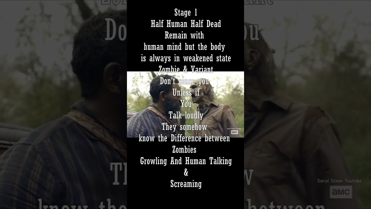 Every Stage Of Infection for Zombies and Variants | In The Walking Dead ...