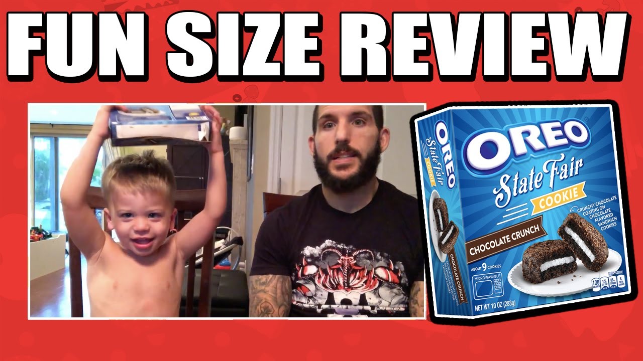Fun Size Review: Chocolate Crunch State Fair Oreos - YouTube