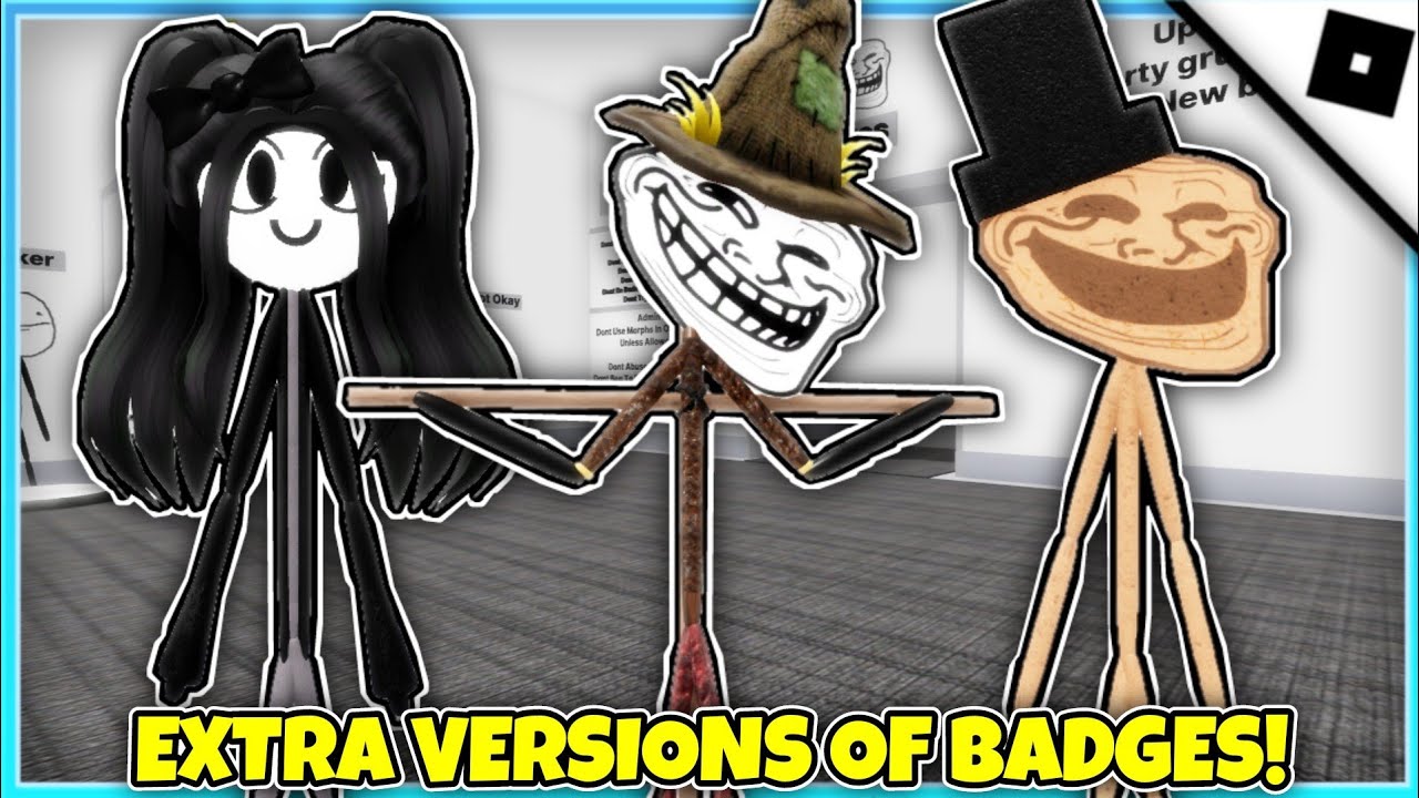 Troll Face RP (BETA) - How to get "ALTERNATIVE/EXTRA VERSIONS OF BADGES ...