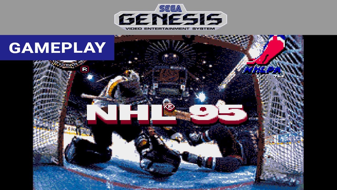 NHL 95 (Sega Genesis) - Gameplay Clip [HD] | RetroGameUp - YouTube