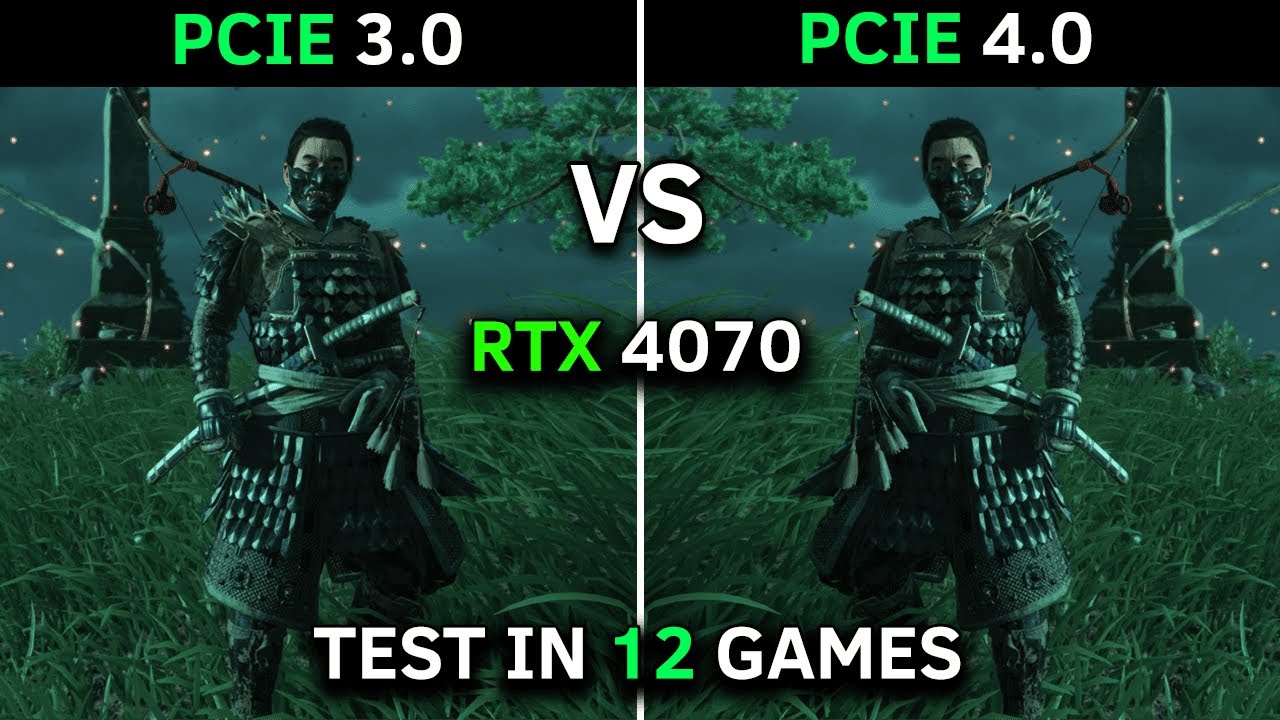PCIe 3.0 vs PCIe 4.0 | RTX 4070 12GB | Test In 12 Games | 2024 - YouTube
