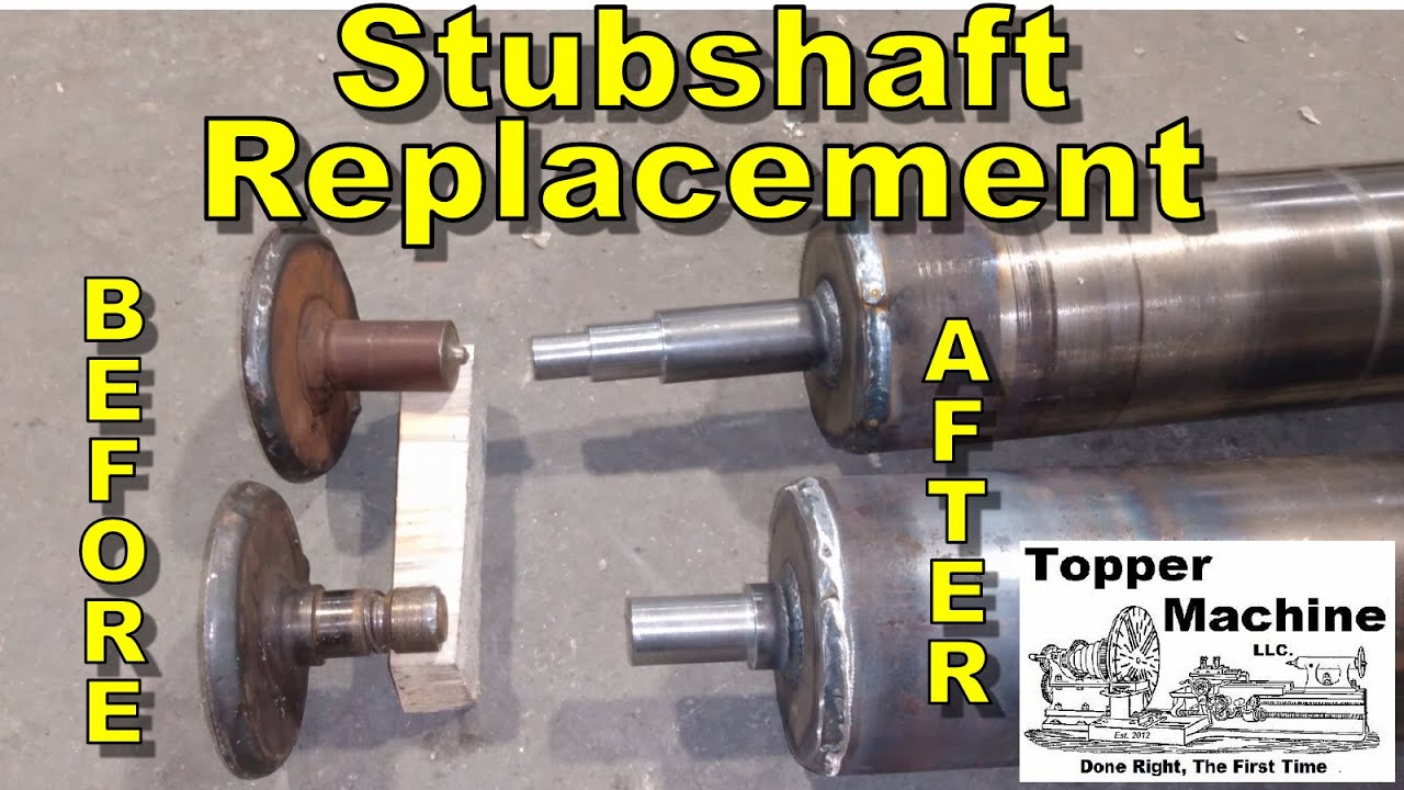 Machining & Welding - Conveyor Roller Stub Shaft Replacement, Quick and ...