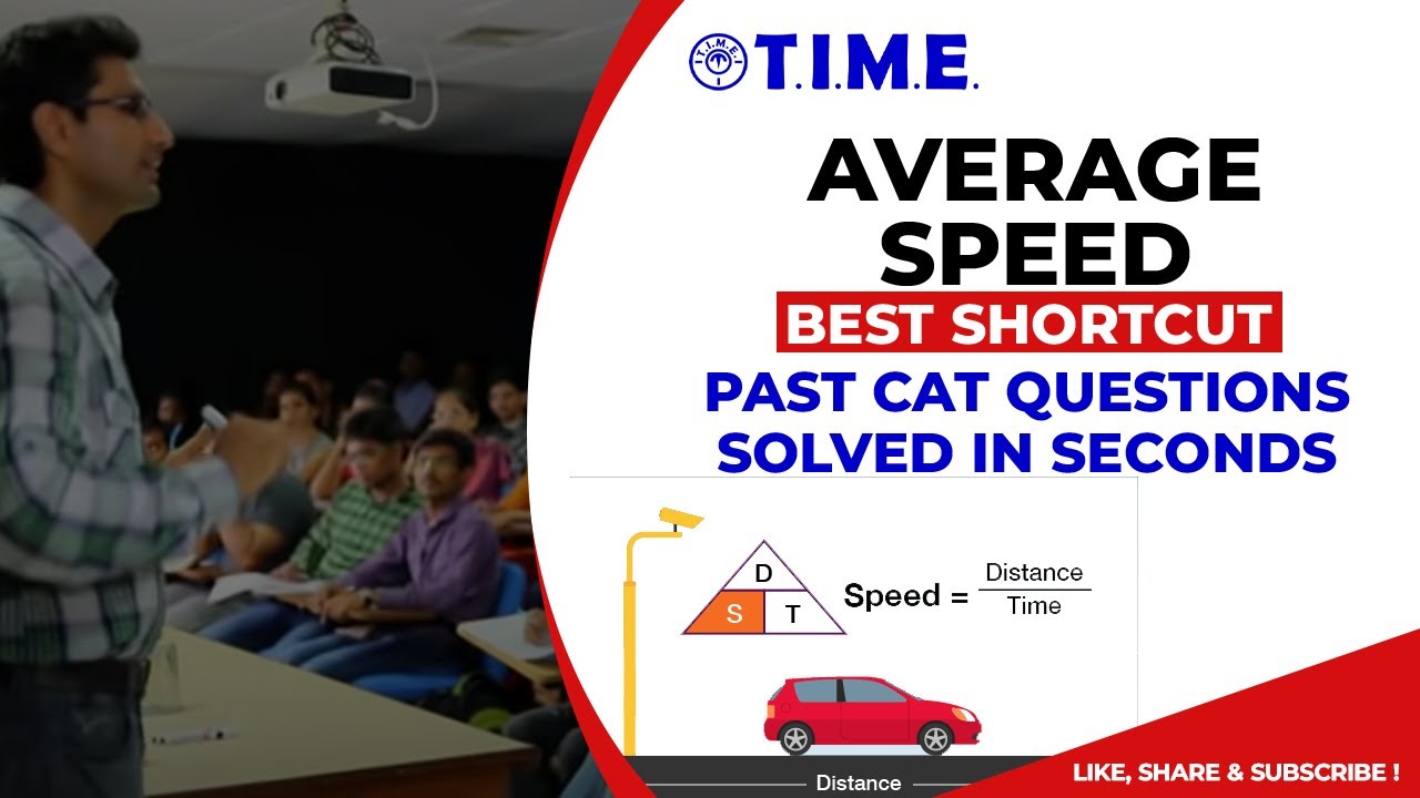 Average - Shortcut for CAT (6) | Average speed short trick | Average ...