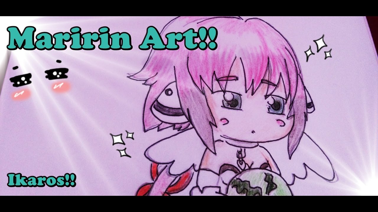 Dibujando a Ikaros ! (speed drawing/ speed painting) chibi ! - YouTube