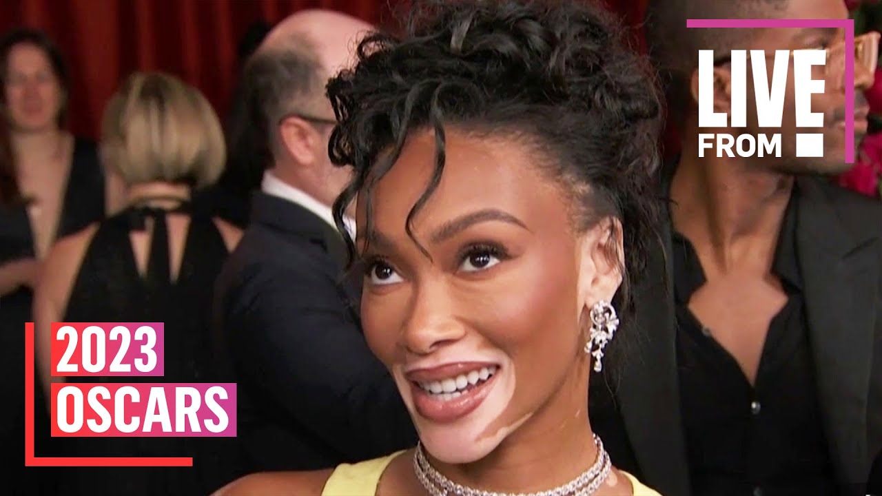 Winnie Harlow Celebrates Rihanna & Caribbean Pride at 2023 Oscars | E ...