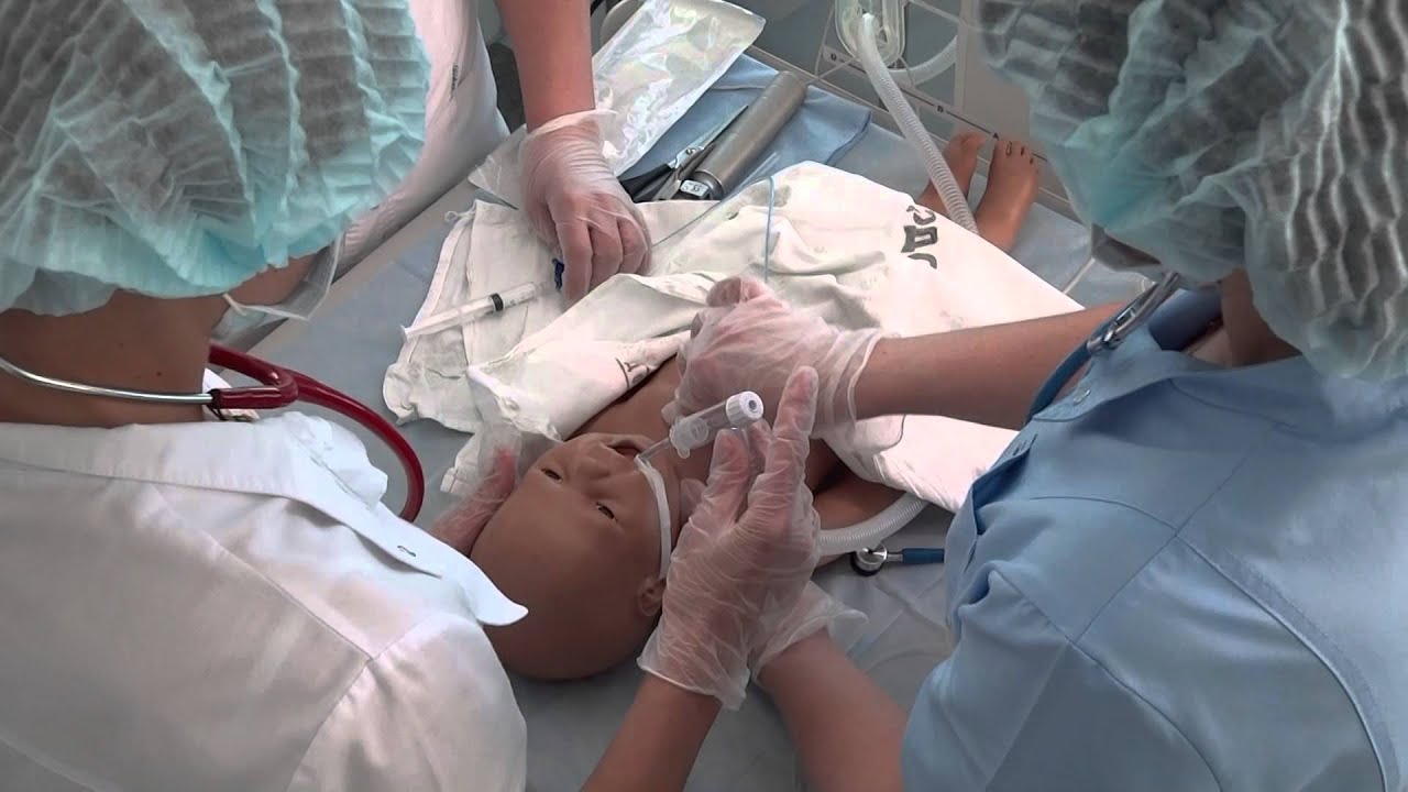Реанимация новорожденных - YouTube