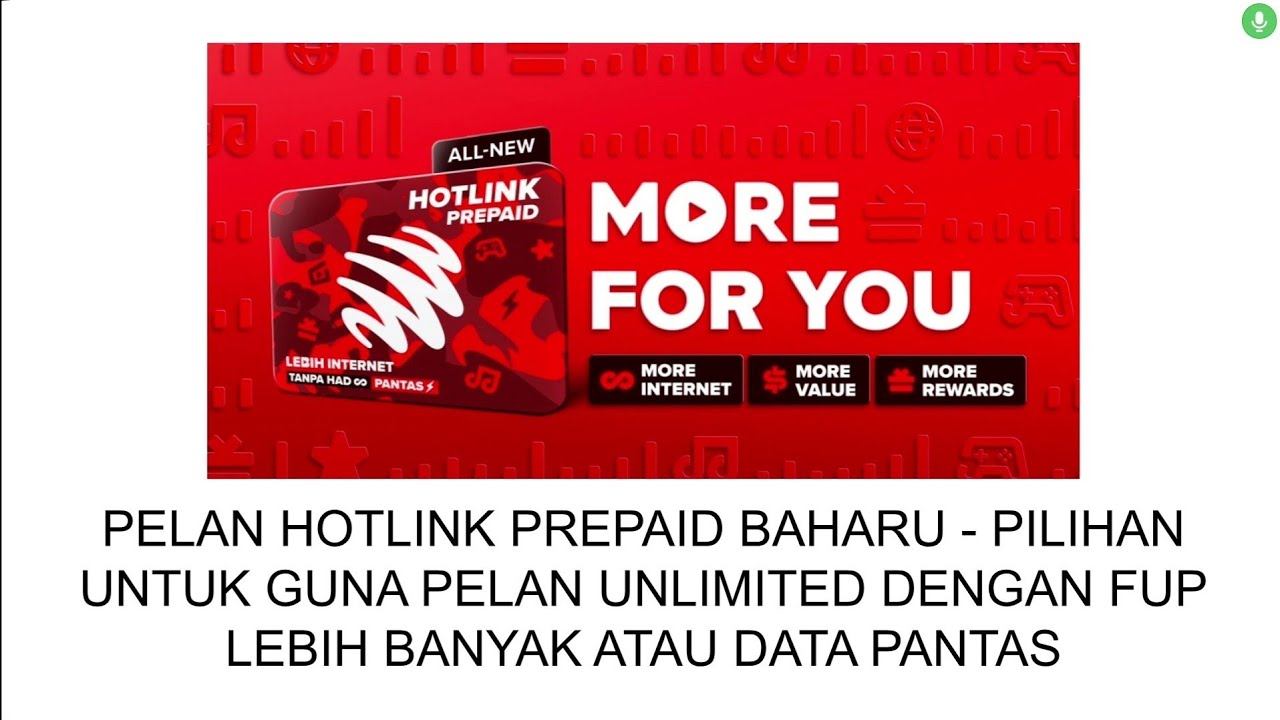 HOTLINK PREPAID BAHARU - KINI ANDA BOLEH PILIH UNLIMITED INTERNET ...