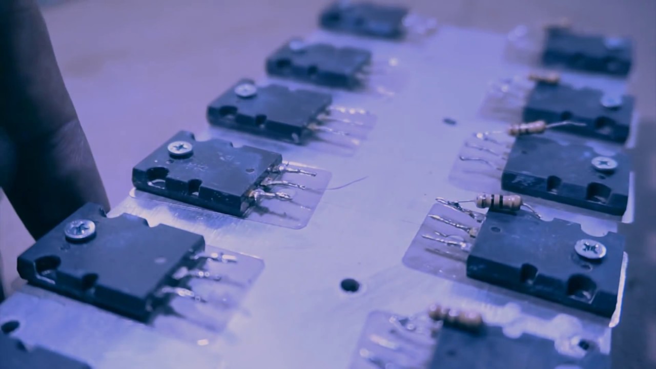 How to Parallel Final Transistor Power Amplifier - YouTube
