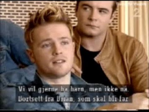 Westlife - Interview About Girlfriends, God Kveld Norge 2001 - YouTube