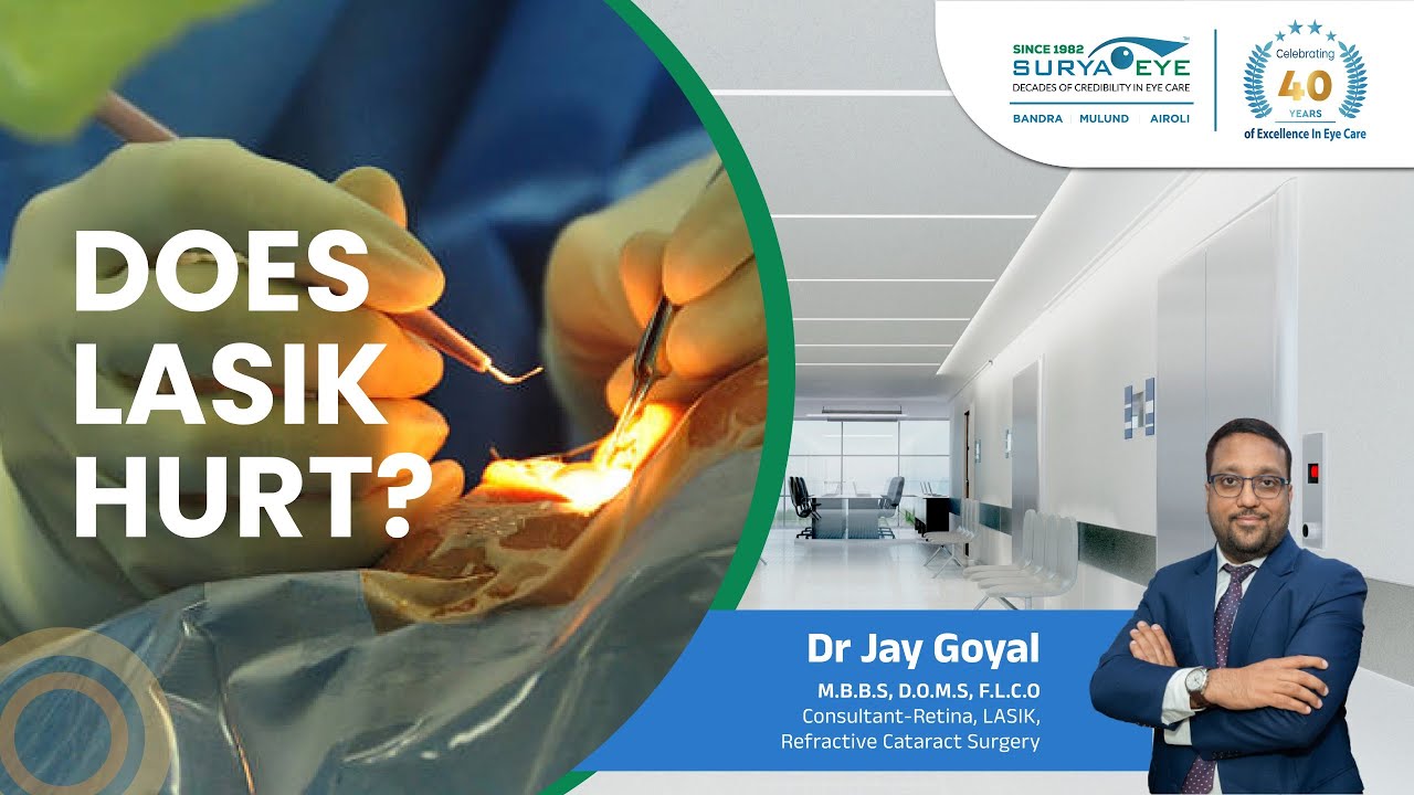 Does LASIK Eye Surgery Hurt? | Dr. Jay Goyal Explains | Surya Eye ...
