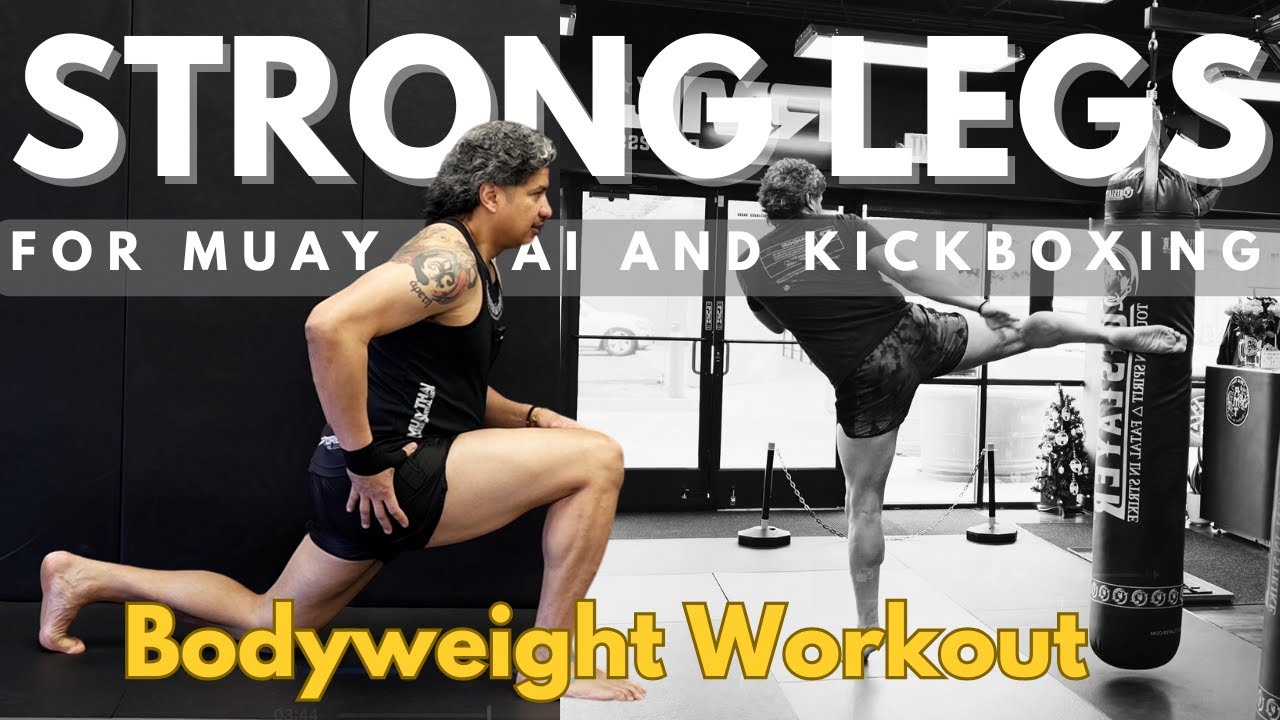 Build EXPLOSIVE Leg Power for Muay Thai Without Equipment! - YouTube