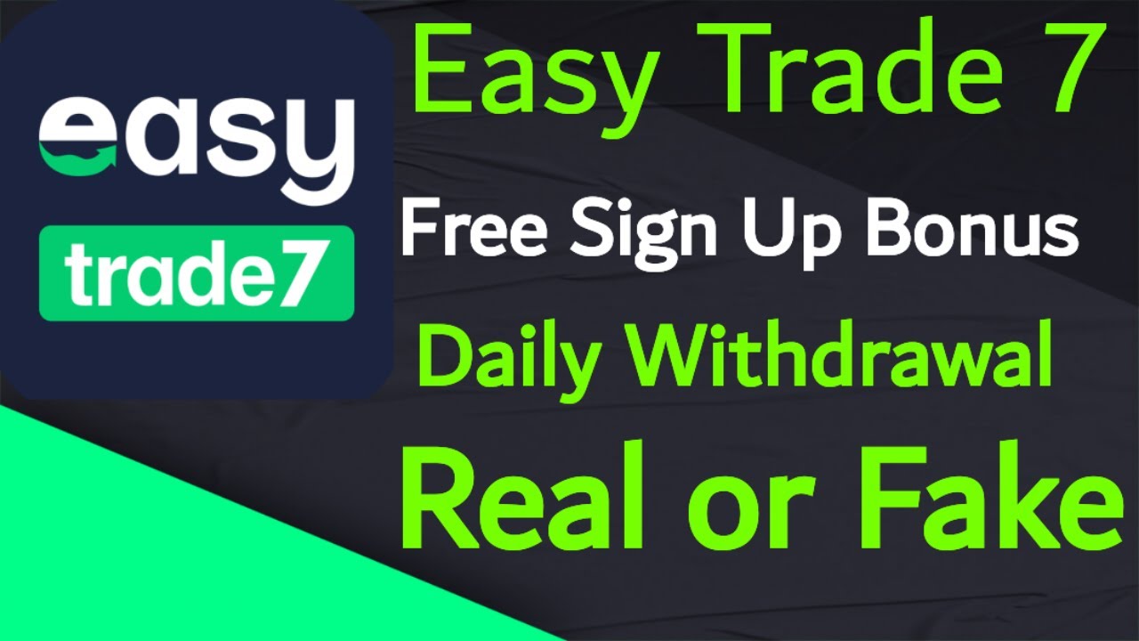 Easy Trade 7 | How to Trade | How to Create a Account | Easypaisa ...
