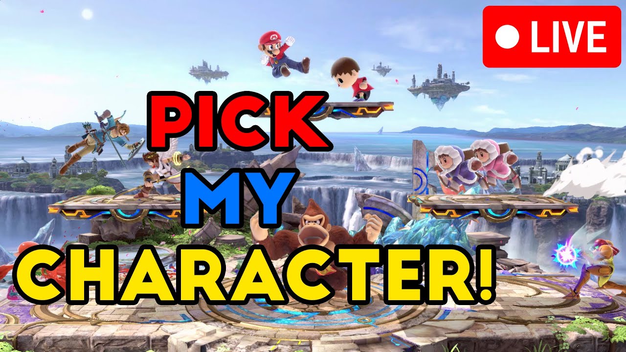 SMASH ULTIMATE ELITE SMASH PICK MY CHARACTER + OPEN ARENA JOIN UP ...
