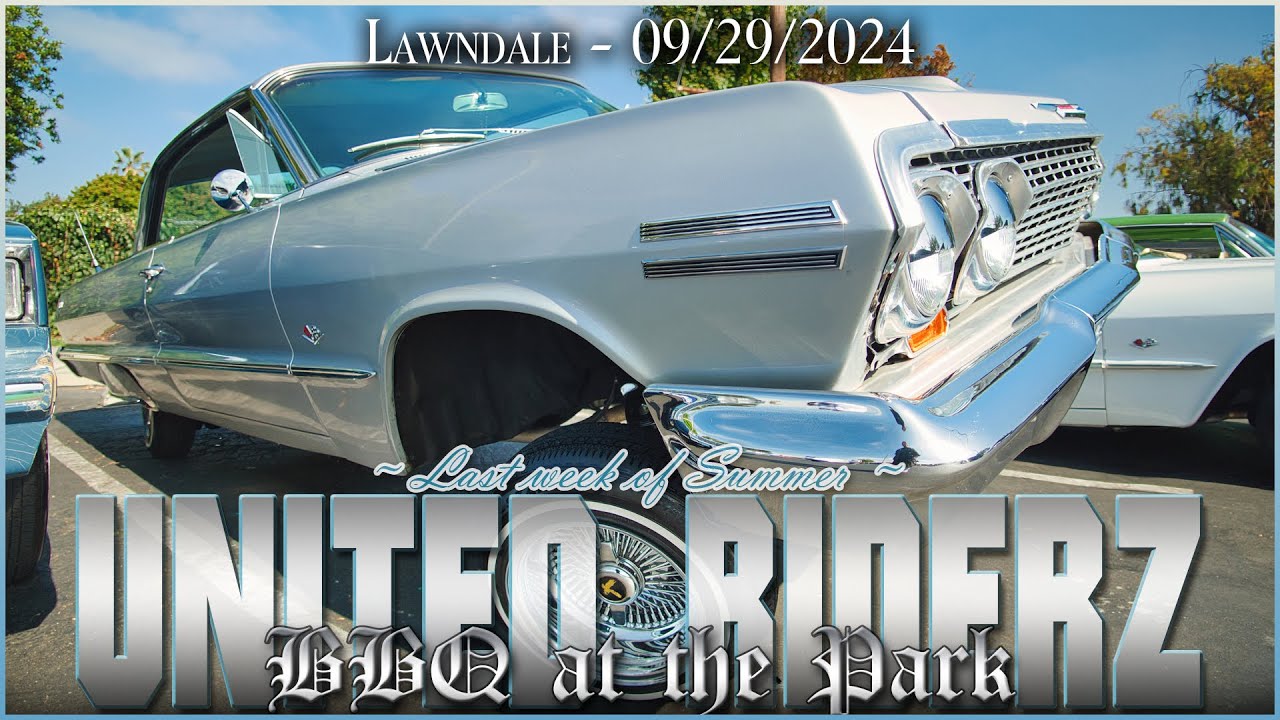 United Riderz Car Club BBQ at the Park 09/29/2024 Alaniz Beatz - YouTube