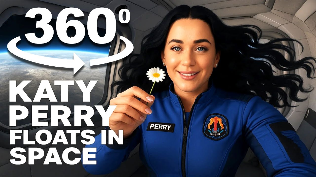 360° VR: Katy Perry's Cosmic Flight | Space Adventure in 8K - YouTube