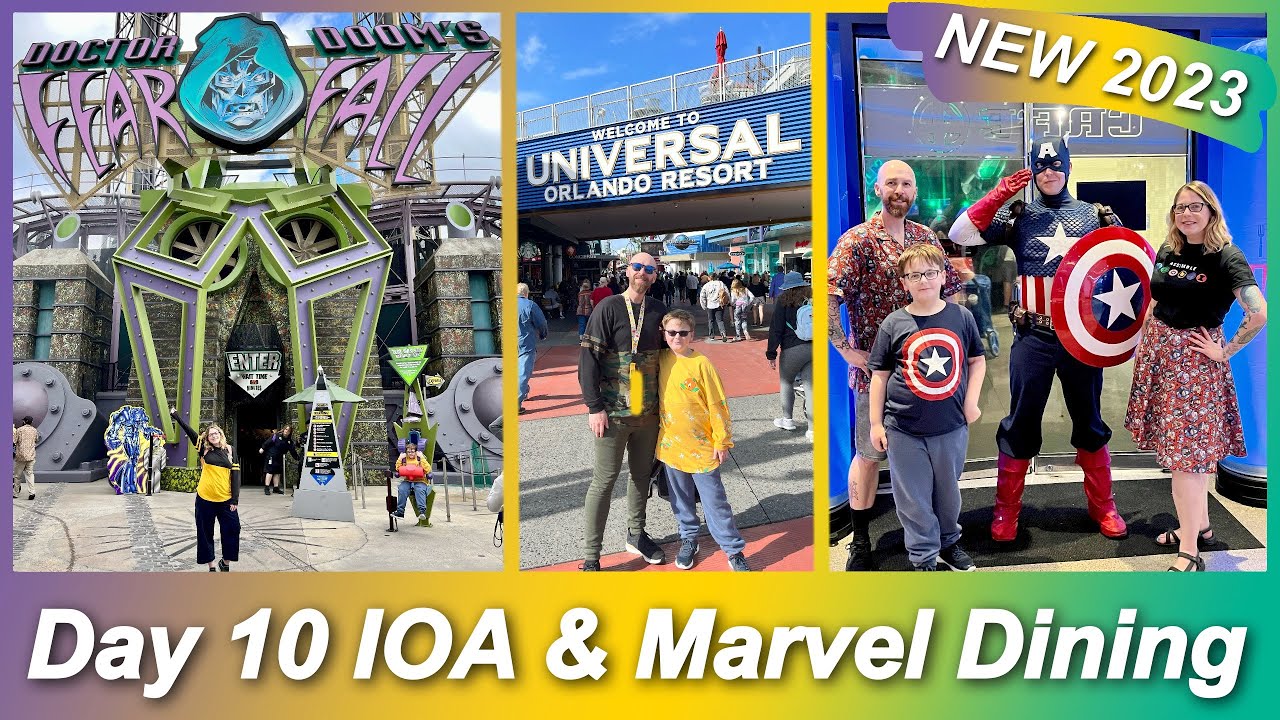 Universal Orlando Vlog | Day 10 - Marvel Character Dining & Islands of ...