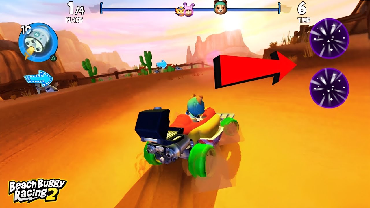 Warp Speed 10x Ability Showcase | Beach Buggy Racing 2 - YouTube