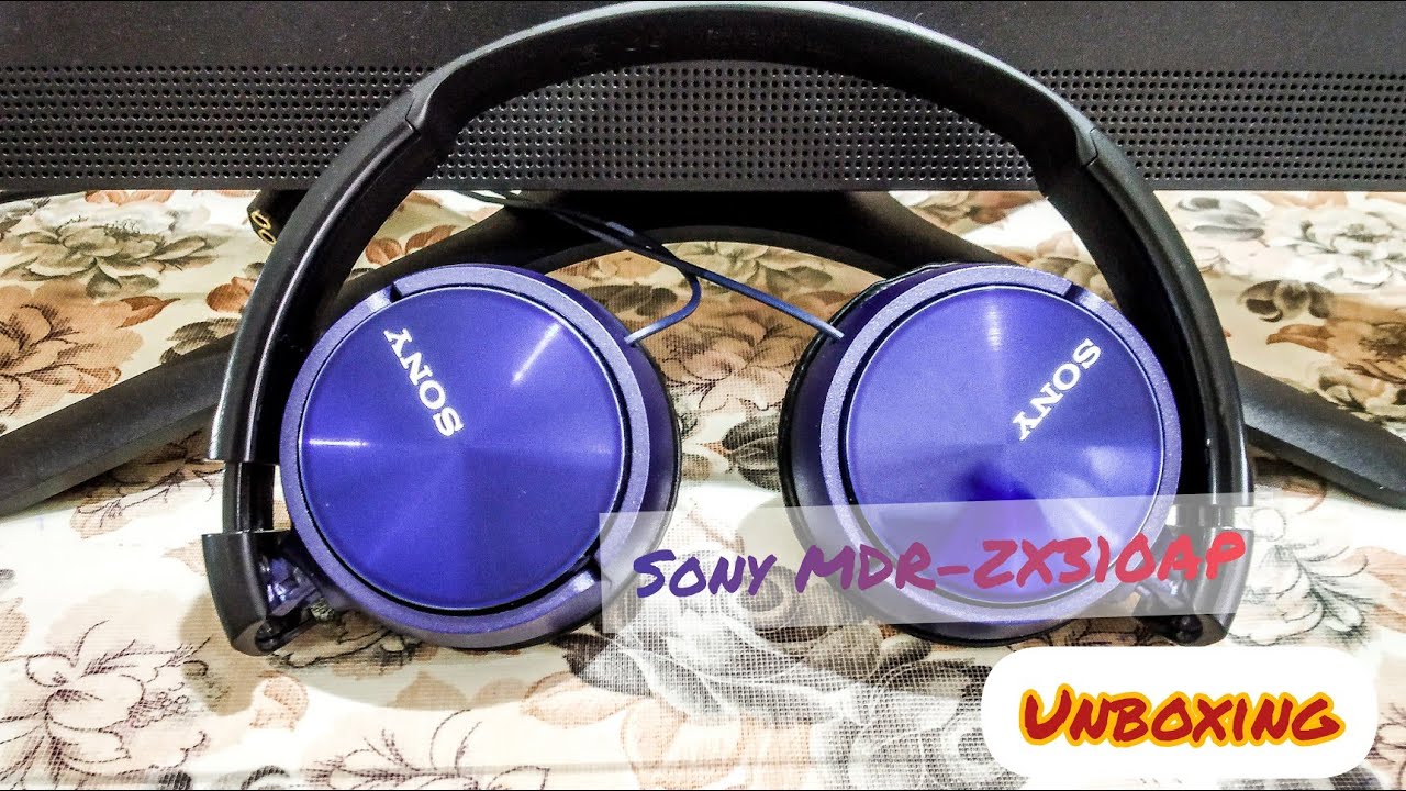 Sony MDR-ZX310AP headphone unboxing and review - YouTube