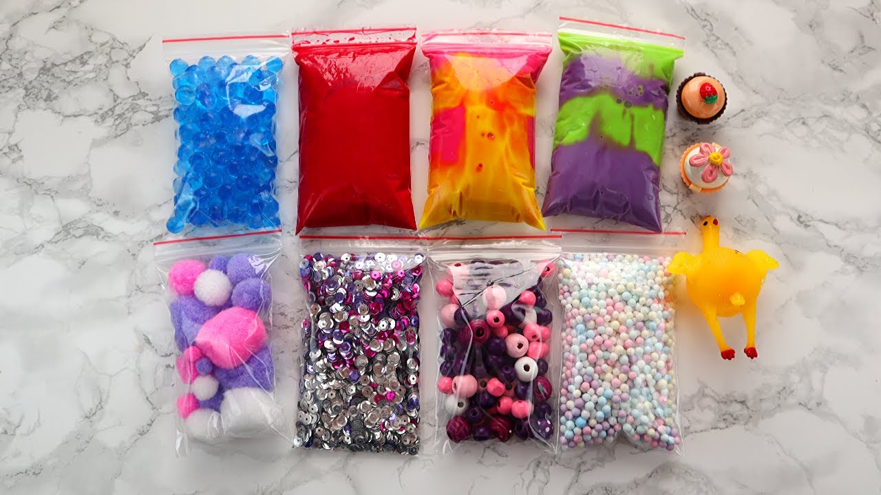 Making Crunchy Slime | Mimi Slime - YouTube