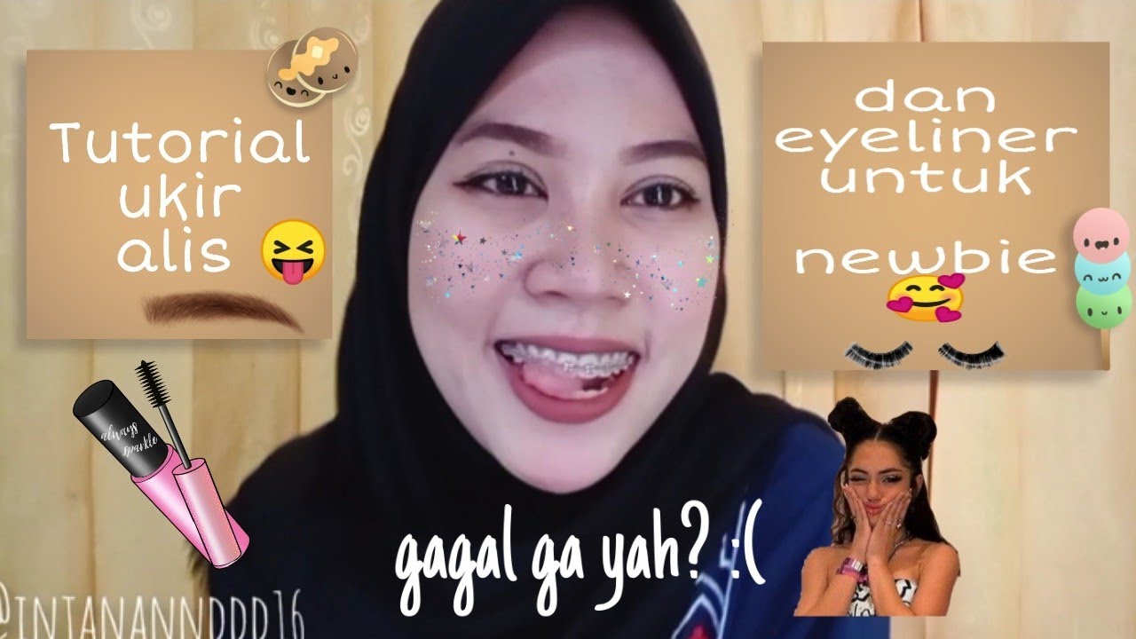 Tutorial Ukir Alis dan Eyeliner untuk Newbie ️ - YouTube