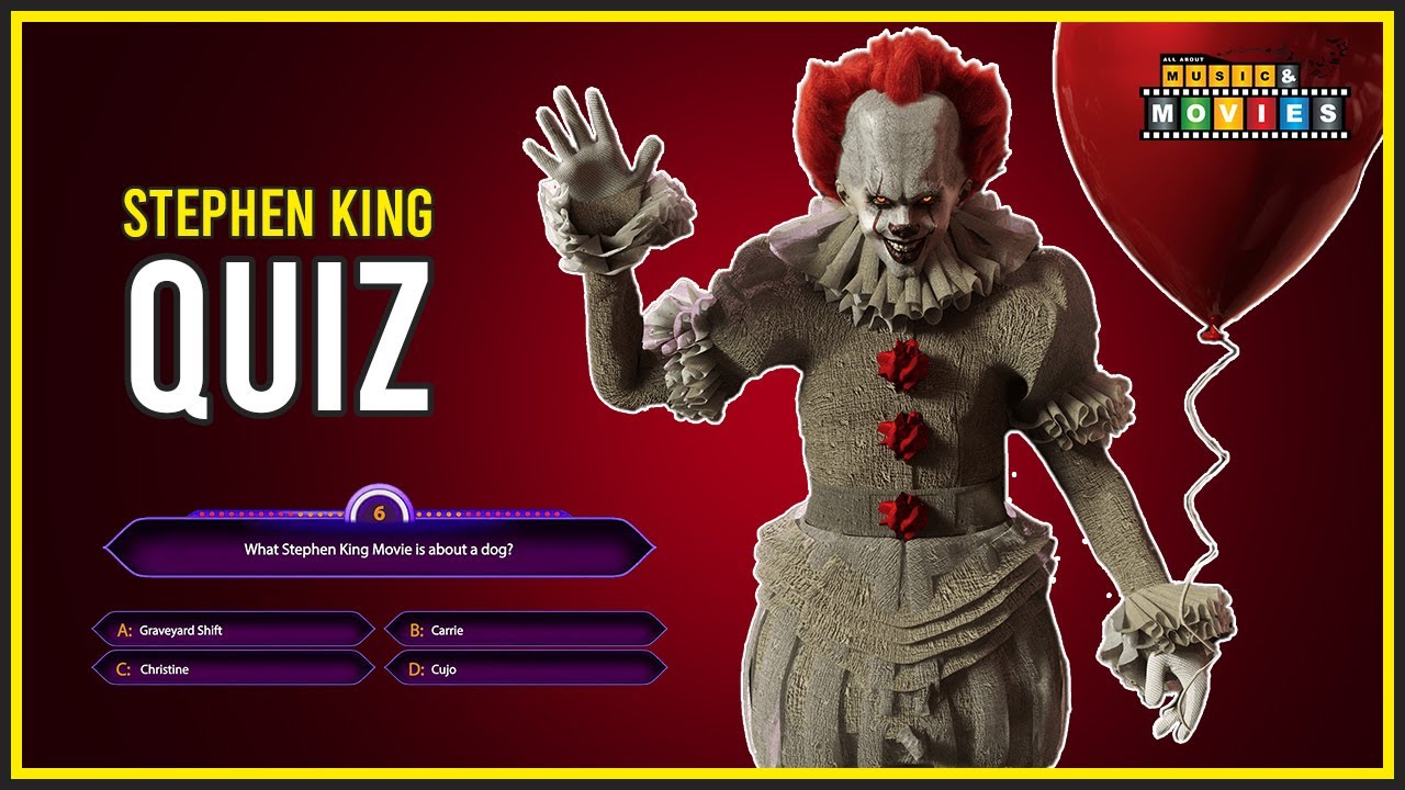 Stephen King Movie Quizzes - YouTube