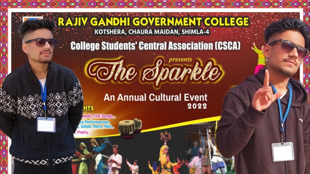 CSCA Function 2022/2023 Kotshera College Shimla Annual Cultural Event ...