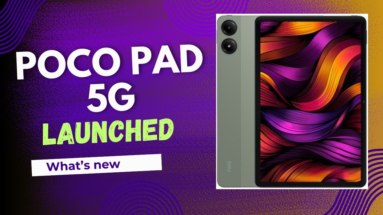 Poco pad 5G Launched | What’s New in this tablet? - YouTube