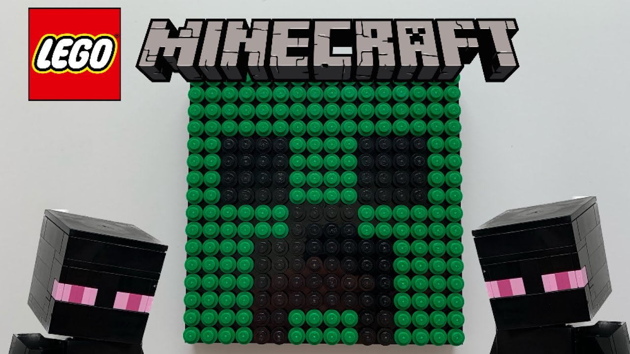 Creeper: LEGO Minecraft Art - YouTube