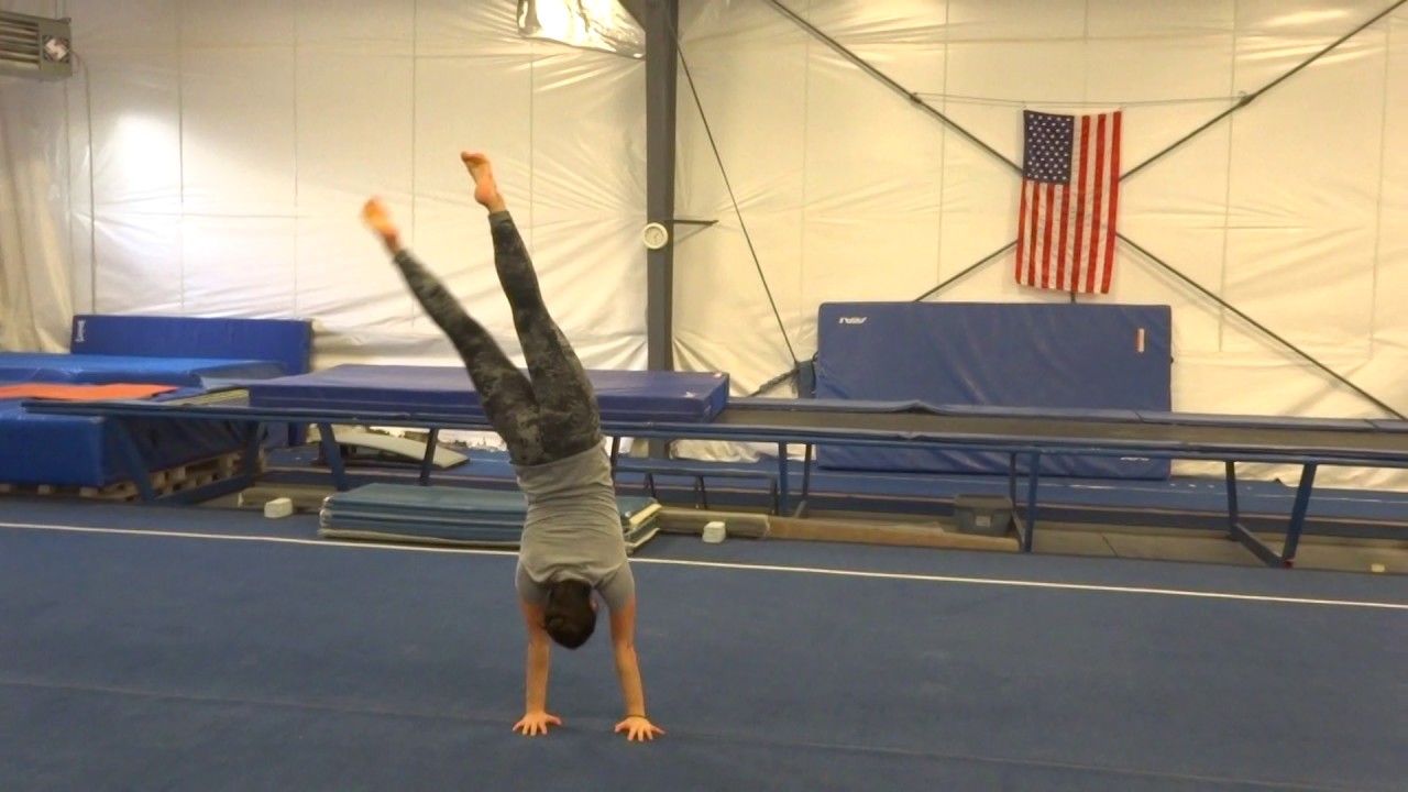 side handstand forward roll - YouTube