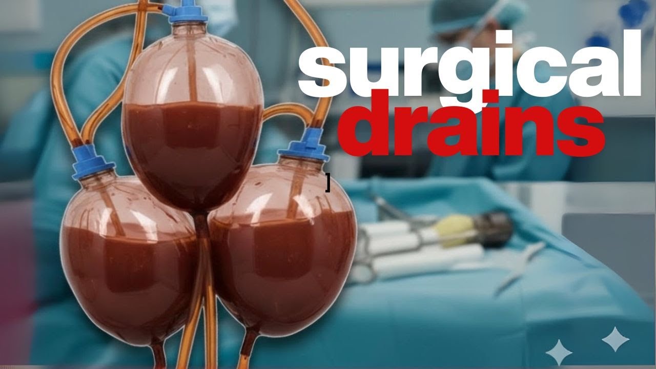 Plastic Surgery Drains - What Are They? - YouTube