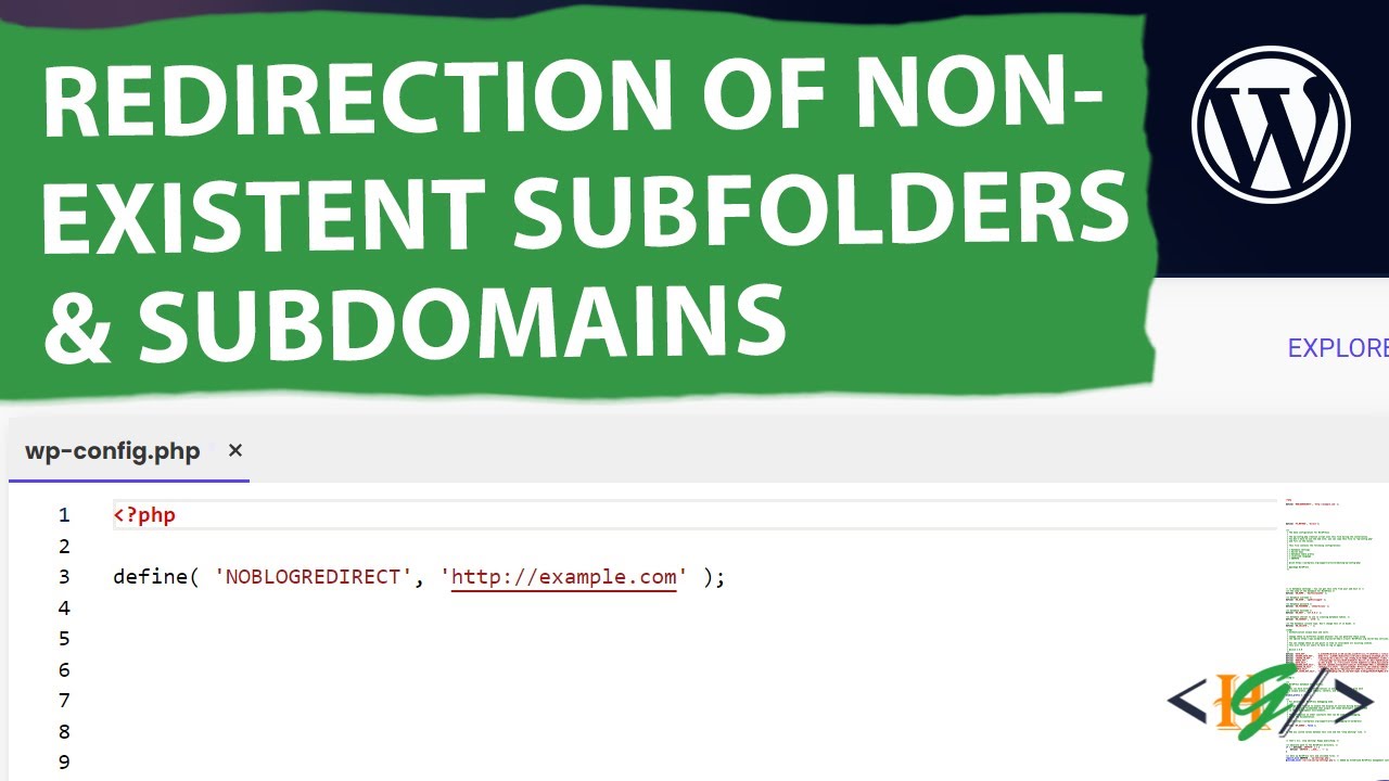 How to Redirect Non-Existent Subfolders and Subdomains in WordPress - YouTube